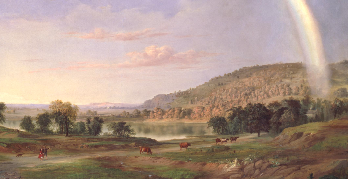 Day 83 – Landscape with Rainbow – dr richard stemp